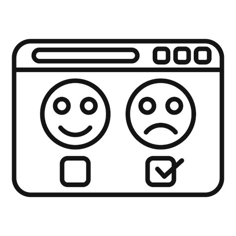 Premium Vector Choose Dislike Icon Outline Vector Social Media