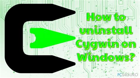 Cómo desinstalar Cygwin en Windows OS