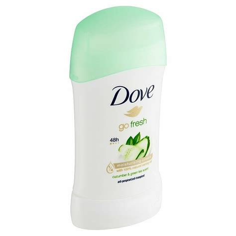 Dove Go Fresh Cucumber And Green Tea Tuhý Antiperspirant 40 Ml