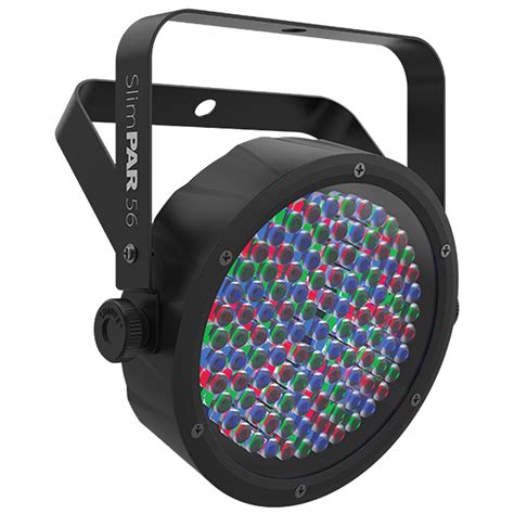 CHAUVET DJ SlimPar 56 LED DMX Slim Par Flat Can RGB Wash Light Effect