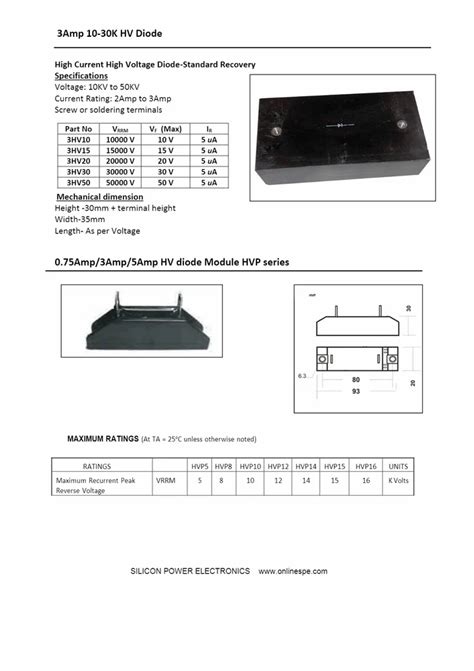 High Voltage Diode 70kv 95kv High Voltage Bridge Manufacturer From