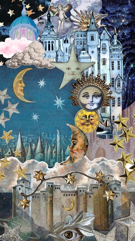 Whimsigoth Celestial Dreamy Dreamcity In 2024 Funky Art Cute