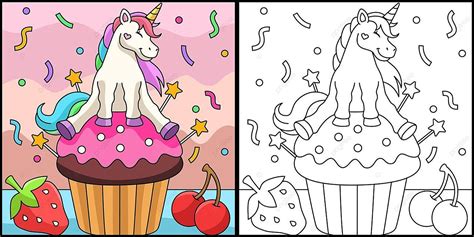 Desenhos De Bolo De Unicórnio Para Colorir Grupoatstecbr