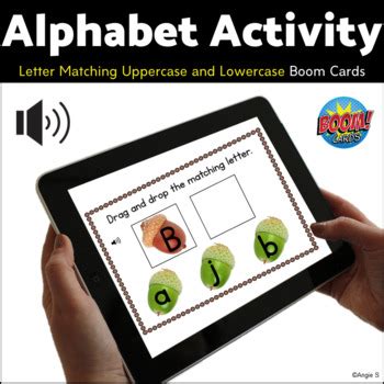 Acorn Letter Matching Uppercase And Lowercase Alphabet Activity Boom Cards