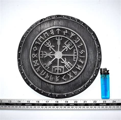 Vegvisir Viking Compass Runic Wayfinder On The Shield Norse Etsy