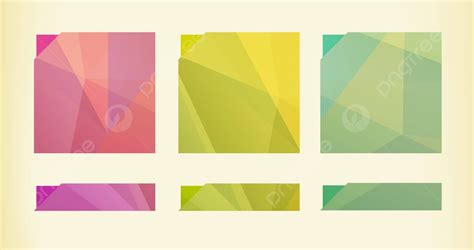 Polygon Style Templates And Buttons Template Set Web Vector Template Set Web Png And Vector