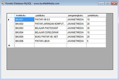 Vb Net Cara Koneksi Database Mysql ~ Belajar Bersama Ku