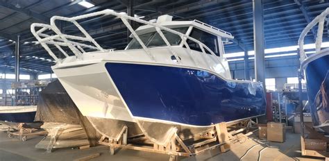 8 8m High Speed Offshore Aluminum Hull Motor Boat Catamaran For Party
