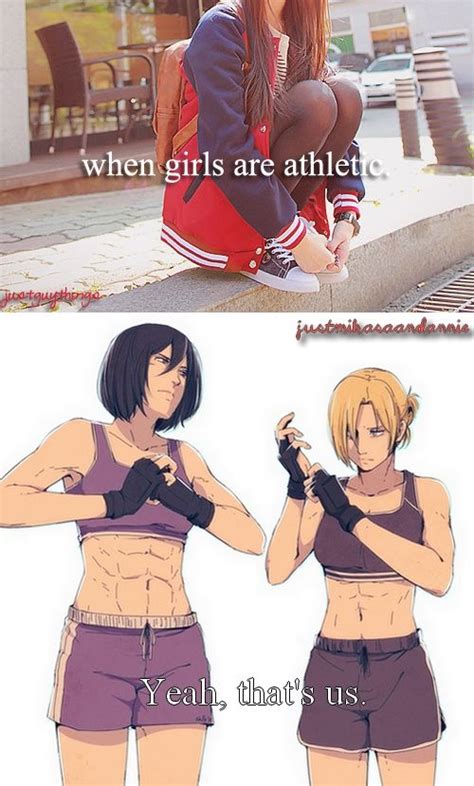 Just Mikasa And Annie By Eroshik On Deviantart Attack On Titan Anime