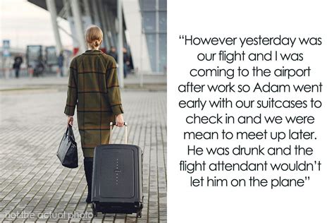 Guy Mad Over Wife Leaving Him Drunk In The Airport