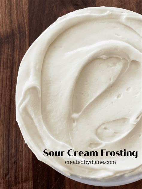 Sour Cream Frosting Created By Diane Recipe Sour Cream Frosting