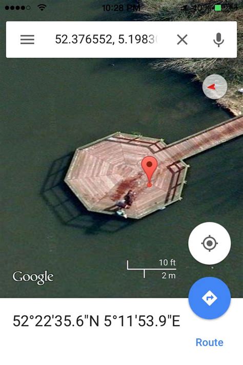 I Searched These Long Numbers On Google Maps And I Saw A Man Dragging A Body Into A Lake