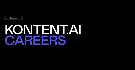 join the kontent ai team kontent ai