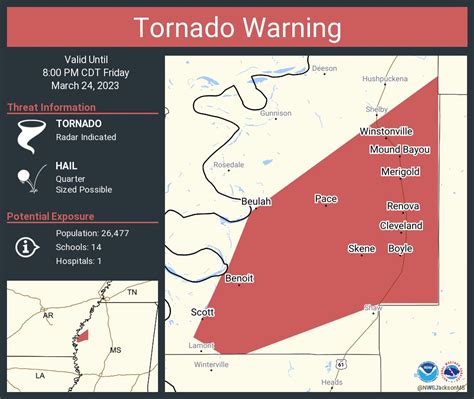 Nws Tornado On Twitter Tornado Warning Continues For Cleveland Ms Mound Bayou Ms And Renova