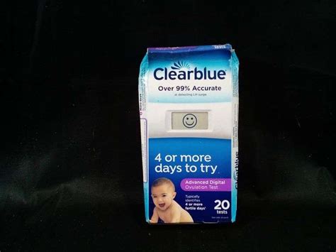 Clearblue Advanced Digital Ovulation Predictor Kit 20 Count Multi