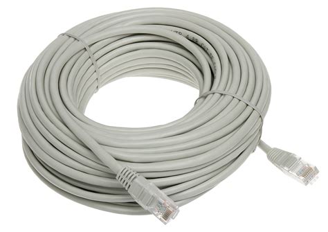 PATCHCORD RJ 45 20 m PRZEWÓD LAN RJ45 UTP kat 5e RJ45 20 GREY Kup