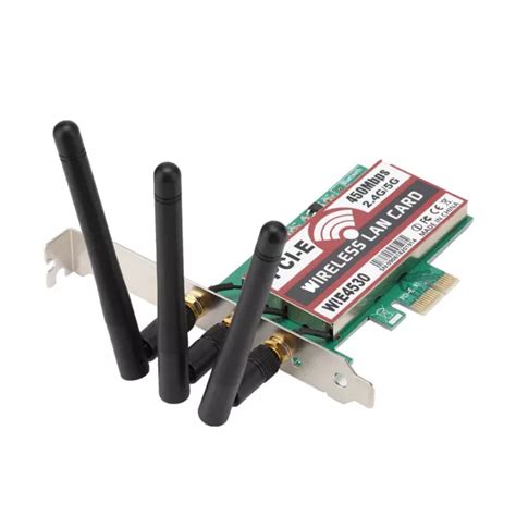 CARTE RÉSEAU SANS Fil Ordinateur De Bureau Double Bande PCI E G G EUR PicClick FR
