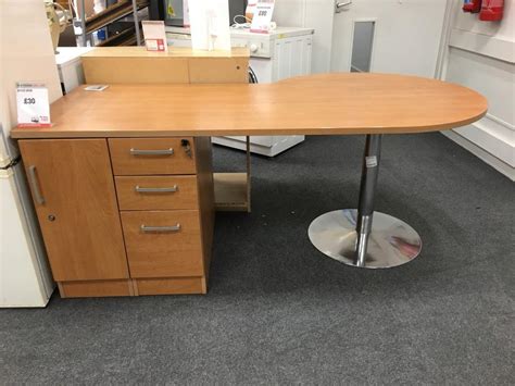 Bhf Large Office Desk With Locking Drawers In West Bromwich West