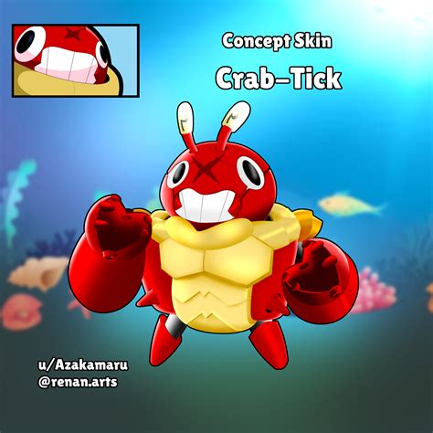 45 Best Images Brawl Stars All Tick Skins Basket Tick