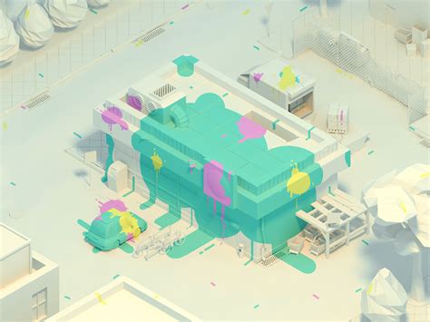 The Tiny City Behance