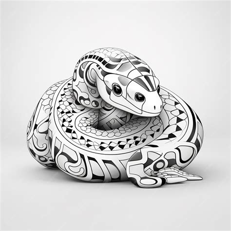 Premium Ai Image Fire Ball Python Cute Arts Cute Angel Cute Coloring