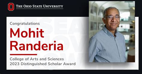 Mohit Randeria 2023 Distinguished Scholar Award Ohio State
