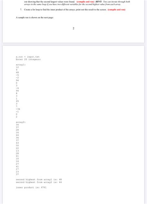 Array Inner Products When Two Anays Have The Same