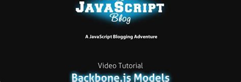 introduction to backbone js part 1 models