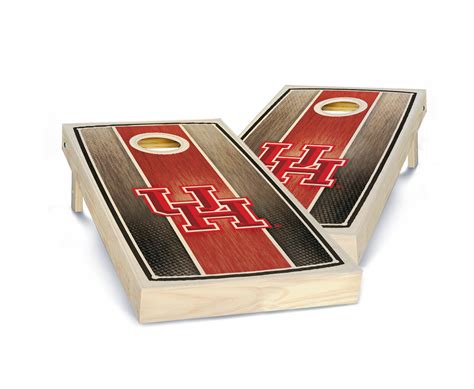 Houston Stained Stripe Cornhole Boards