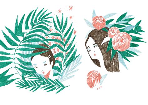 2017 Calendar Girls And Flowers On Behance