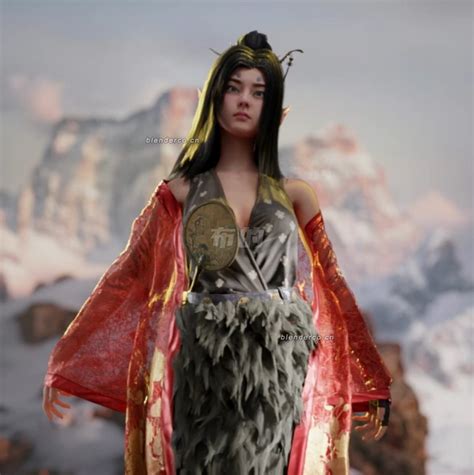 我自己捏的怪物男孩，已经绑好了，口味有点重谨慎下载 Blender布的