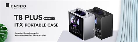 Jonsbo T8 Plus Itx Mini Tower Case Black