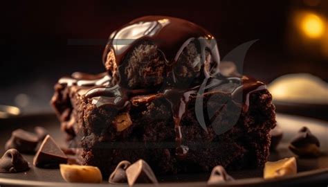 دانلود عکس باکیفیت براونی شکلاتی خانگی دانلود رایگان فایل لایه باز