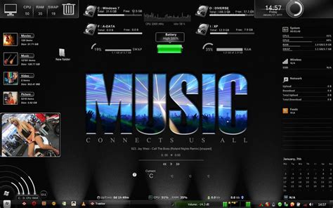 Rainmeter Music By Gabrielonefm On Deviantart