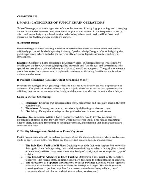 Supply Chain Chapter Iii Pdf