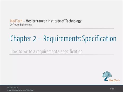 Software Engineering Chp2 Requirements Specification Pdf