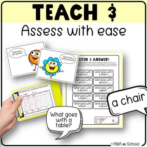 Word Associations Speech Therapy Functional Wh Questions What Goes