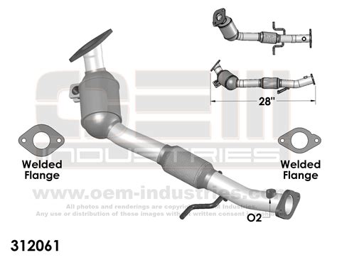 Oem Industries 312061 Catalytic Converter Epa Federal Fortluft Auto