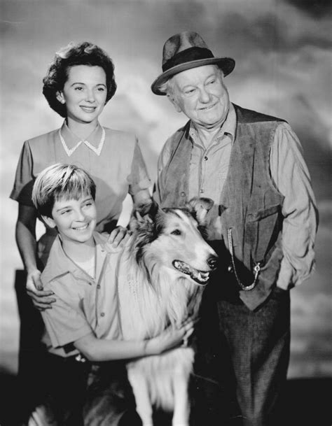 Elenco De Lassie Em 1955jan Clayton George Cleveland O Menino Tommy Rettig E Pal Como Lassie