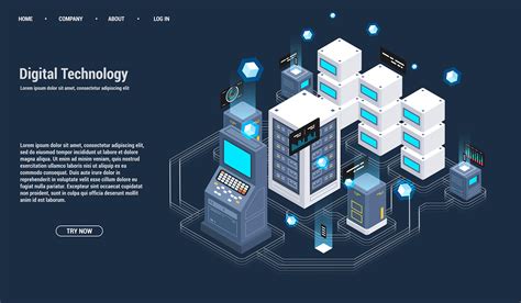 Isometric Tech Illustration On Behance