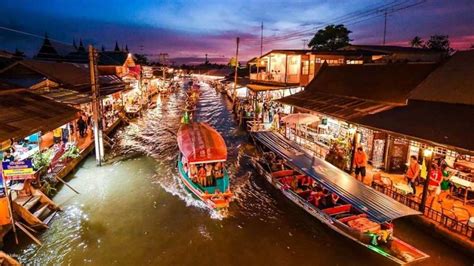 Bangkok Amphawa Floating Market Firefly Maeklong Railway Market And