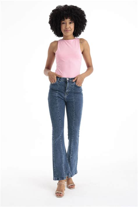 High Waist Denim Pants From Dresscode In Egypt