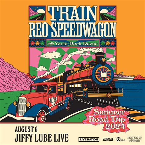 Train And Reo Speedwagon Summer Road Trip 2024 Tue • Aug 06 • 625 Pm At Jiffy Lube Live