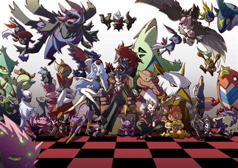 Teasage Absol Bisharp Cacturne Carvanha Crawdaunt Darkrai Drapion Grimsley Pokemon