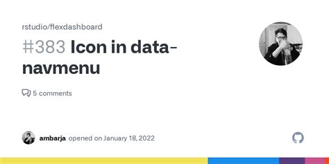 Icon In Data Navmenu Issue Rstudio Flexdashboard GitHub