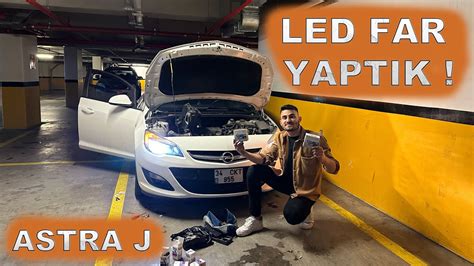 FARLARA PHOTON LED TAKTIK OPEL ASTRA J FAR AMPULLERİ NASIL SÖKÜLÜR HAVA FİLTRESİNİ