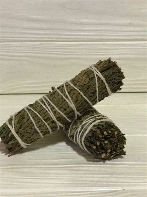 Cedar Sage Smudge Stick Esqueen Health