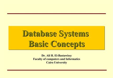 Introduction To Database Pptx