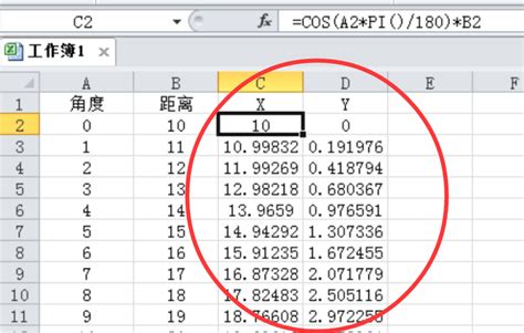 Excel怎么画极坐标图像百度知道