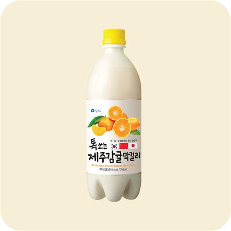 제주 감귤 막걸리 우리술